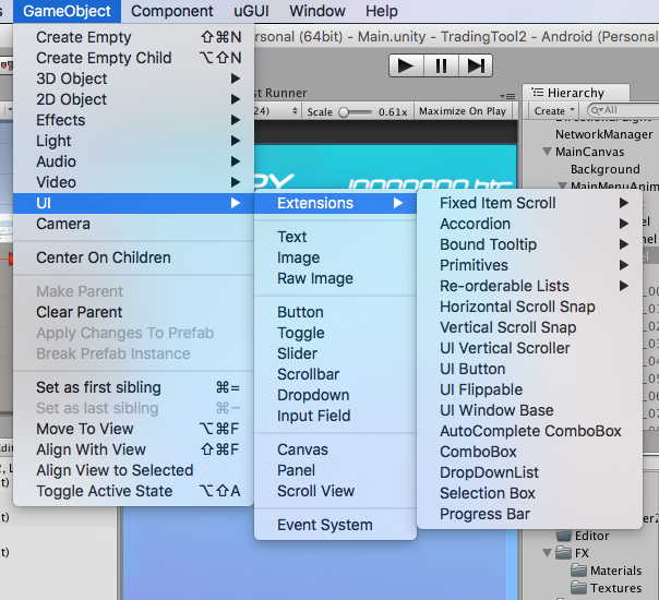 Unity uGUIの拡張パックUnityUIExtensions（無料）: とあるへっぽこプログラマーの覚え書き